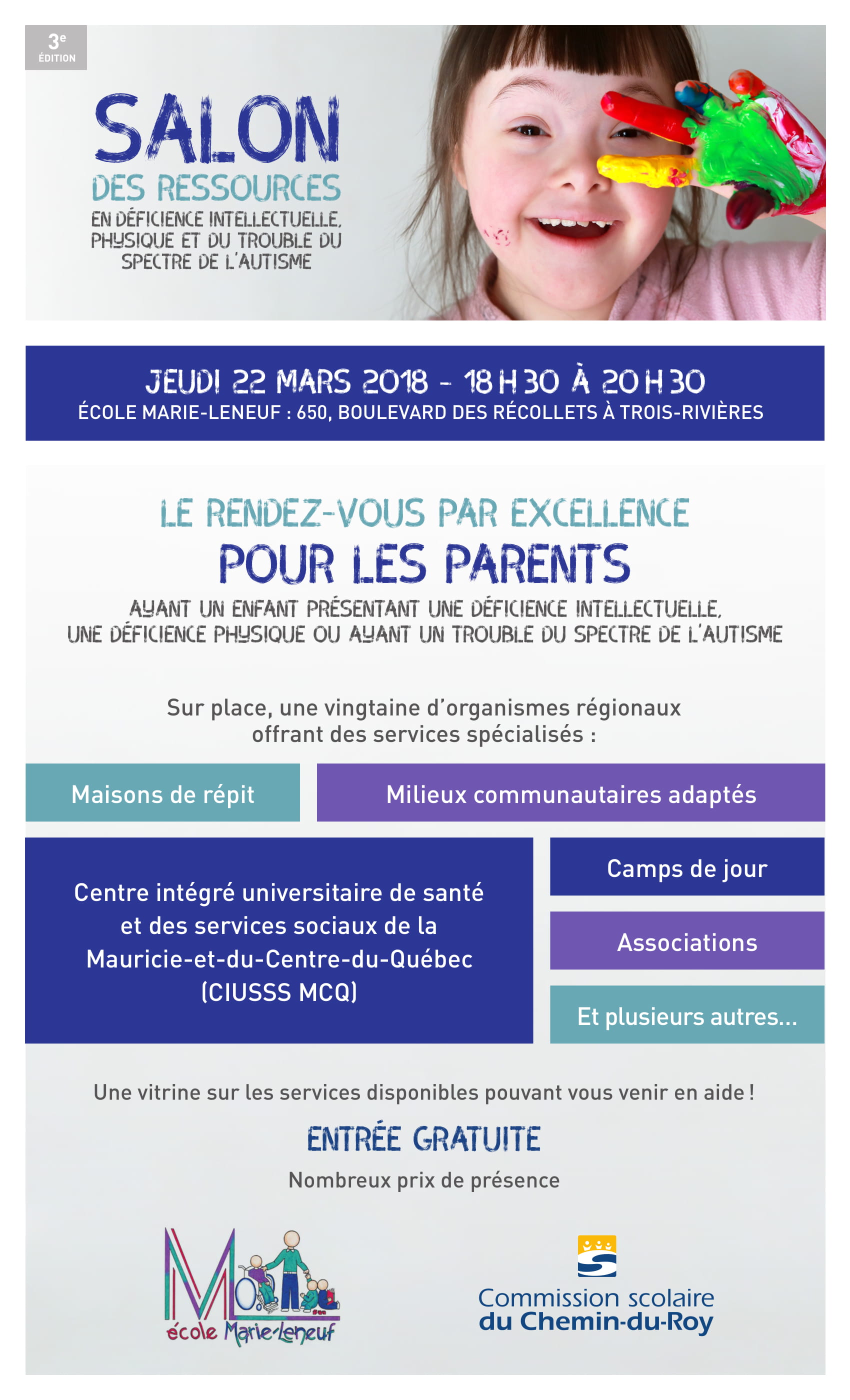 Salon des ressources en DI et TSA – Regroupement d'organismes en DI/TSA